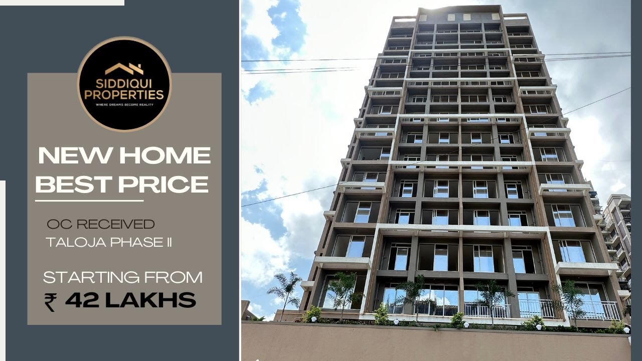 1 & 2 BHK FLATS AVAILABLE | TALOJA | NAVI MUMBAI | G + 14 STOREY TOWER ...