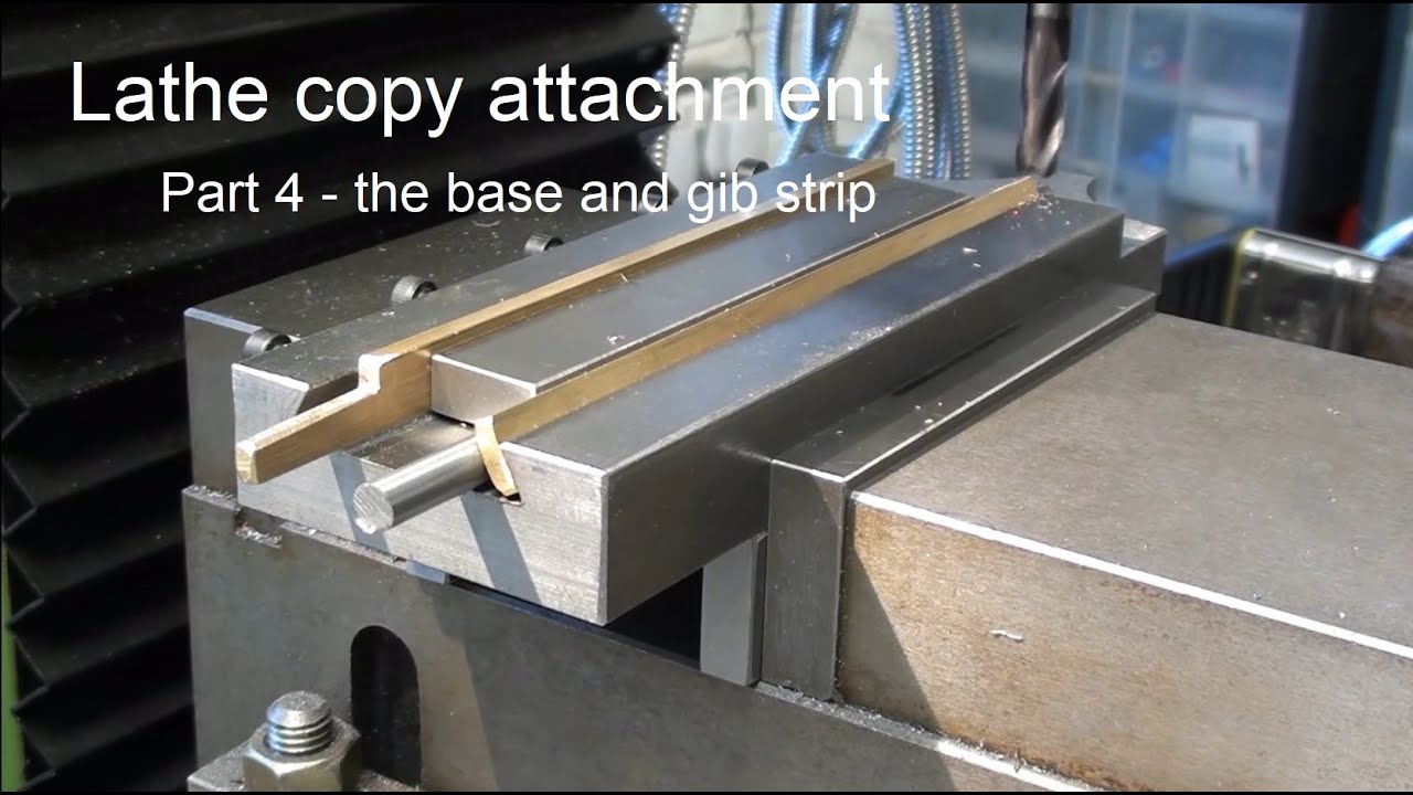 Lathe copy attachment Part 4 - The base - YouTube