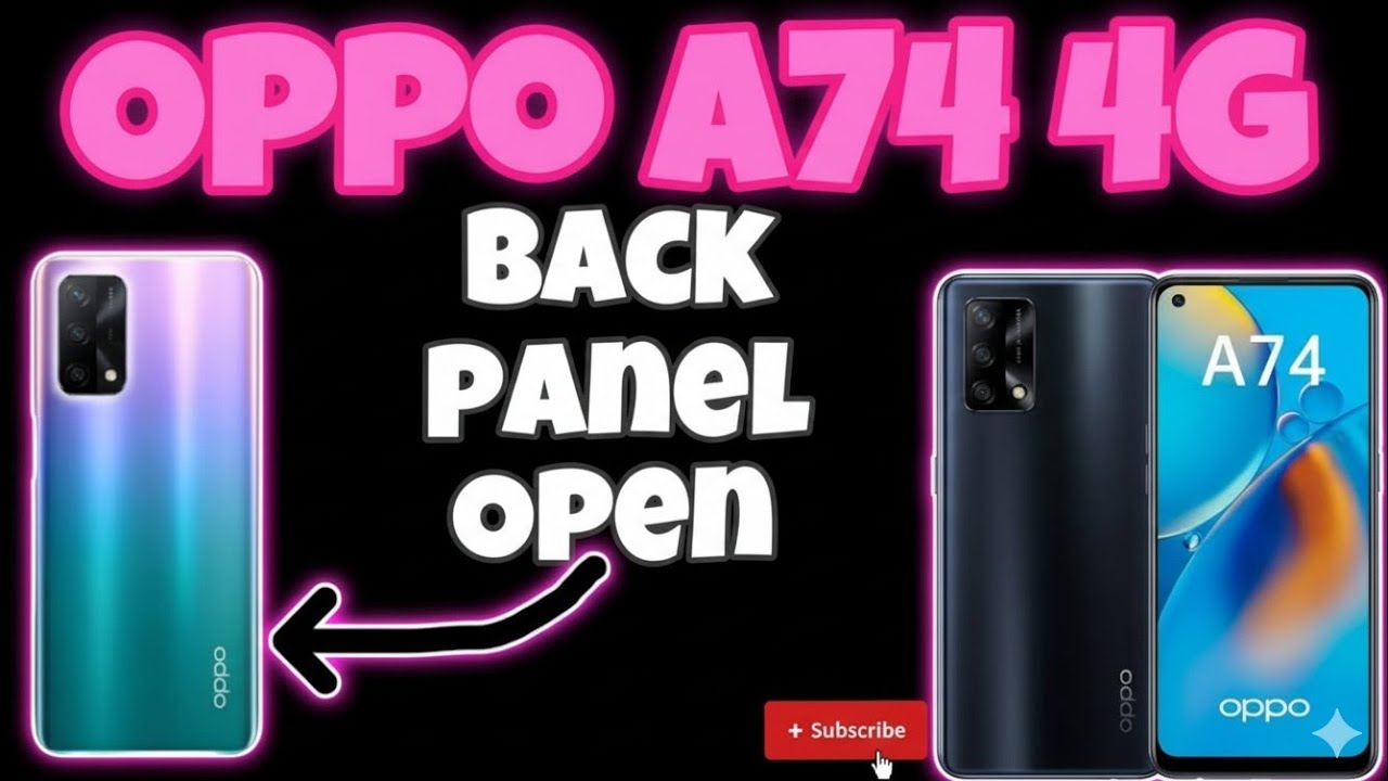 OPPO A74 4G BACK PANEL REPLACEMENT | HOW TO OPEN AND FIX OPPO A74 4G ...
