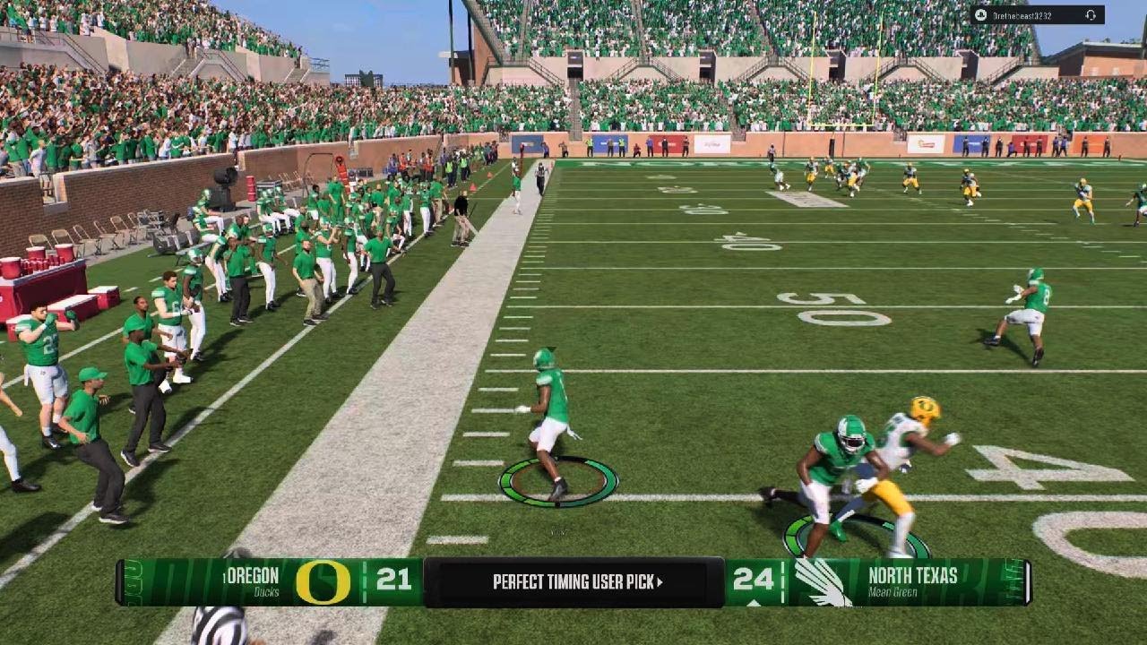 EA SPORTS College Football 25 - Interception - North Texas Football ...