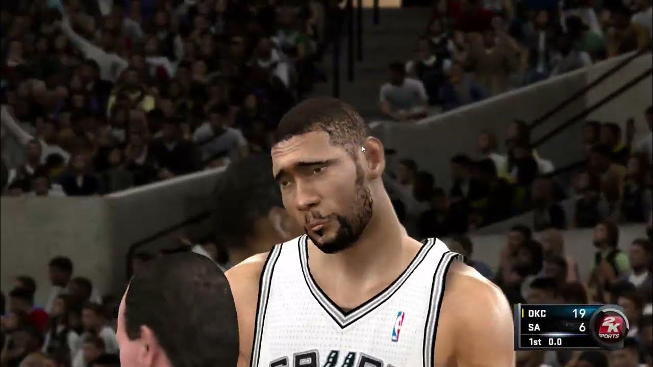 NBA 2K11 OKC(me) Vs. Spurs (Hall of Fame) - YouTube