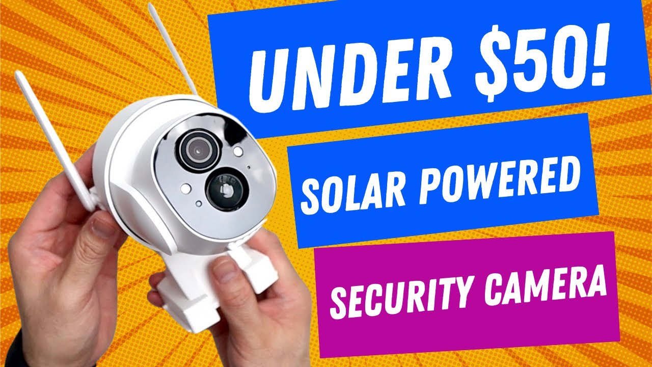 Poyasilon CQ1X Wireless Solar Powered Security Camera // Unboxing and ...