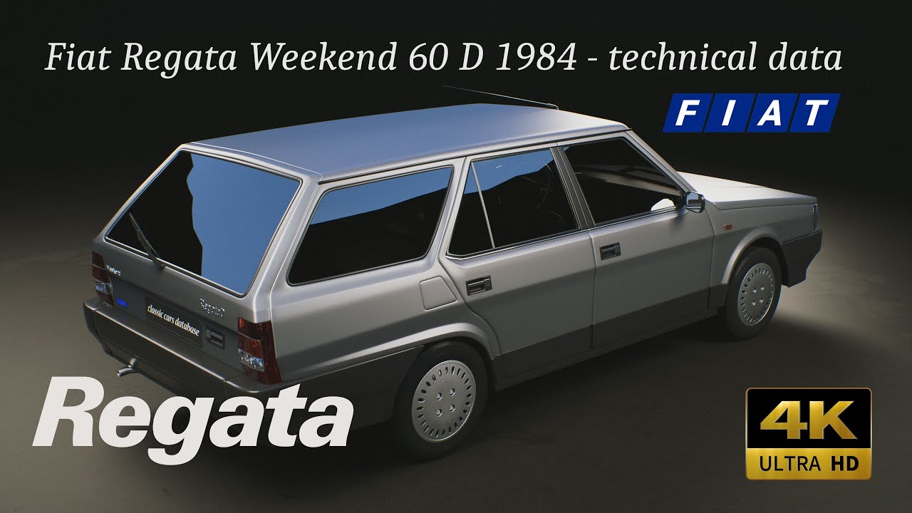Fiat Regata Weekend 60 D - 1984 - YouTube
