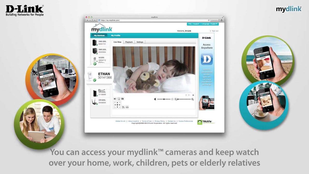 D-Link Europe - mydlink Portal - YouTube