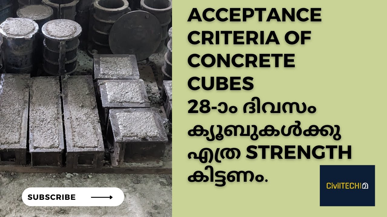 UNDERSTANDING THE ACCEPTANCE CRITERIA OF CONCRETE CUBES| IS 456:2000 ...