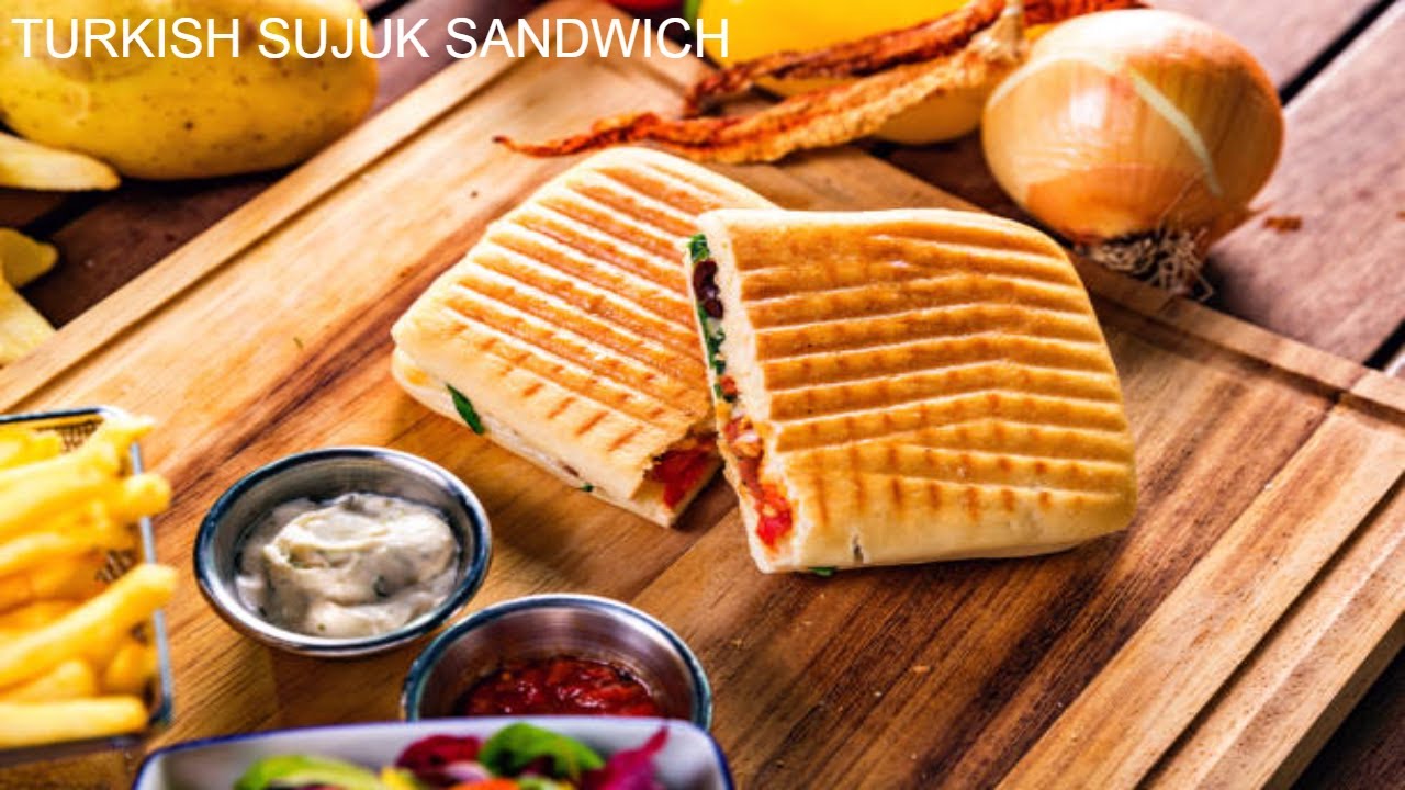 Turkish Sujuk Toast: Cheese, Eggs, Tomatoes! - YouTube