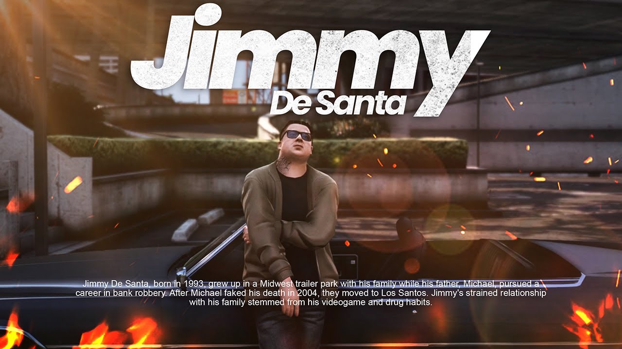 JIMMY DE SANTA [CUSTOM PED] - GTA 5 / FiveM - YouTube