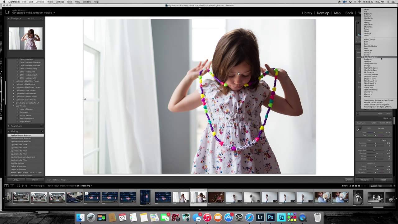 radial filter tutorial in lightroom - YouTube