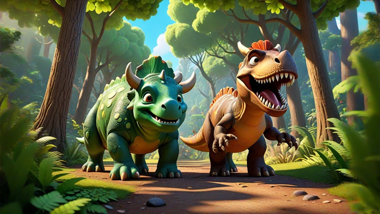 Seven Baby Dinosaurs Stomp and Roar | Dino Fun Song for Kids | Baby ...