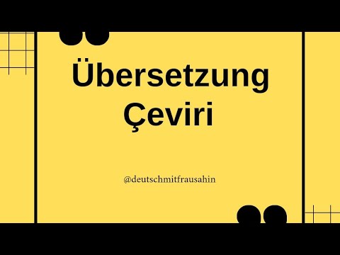 Almanca A1 çeviri (Übersetzung) #üben #übersetzung # çeviri #almanca # ...