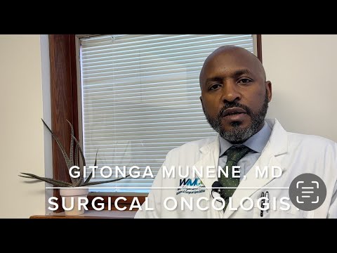 Meet Dr. Gitonga Munene, WMCC Surgical Oncologist - YouTube