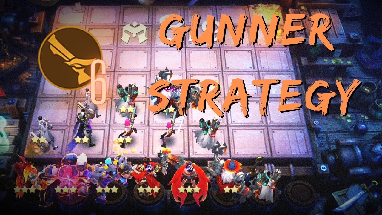 Five 3 Stars Heroes with Gunner Strategy | MLBB | MAGIC CHESS | MLBB ...