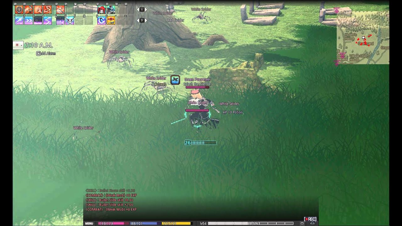 Mabinogi - Gunslinger skills are EPIC - YouTube