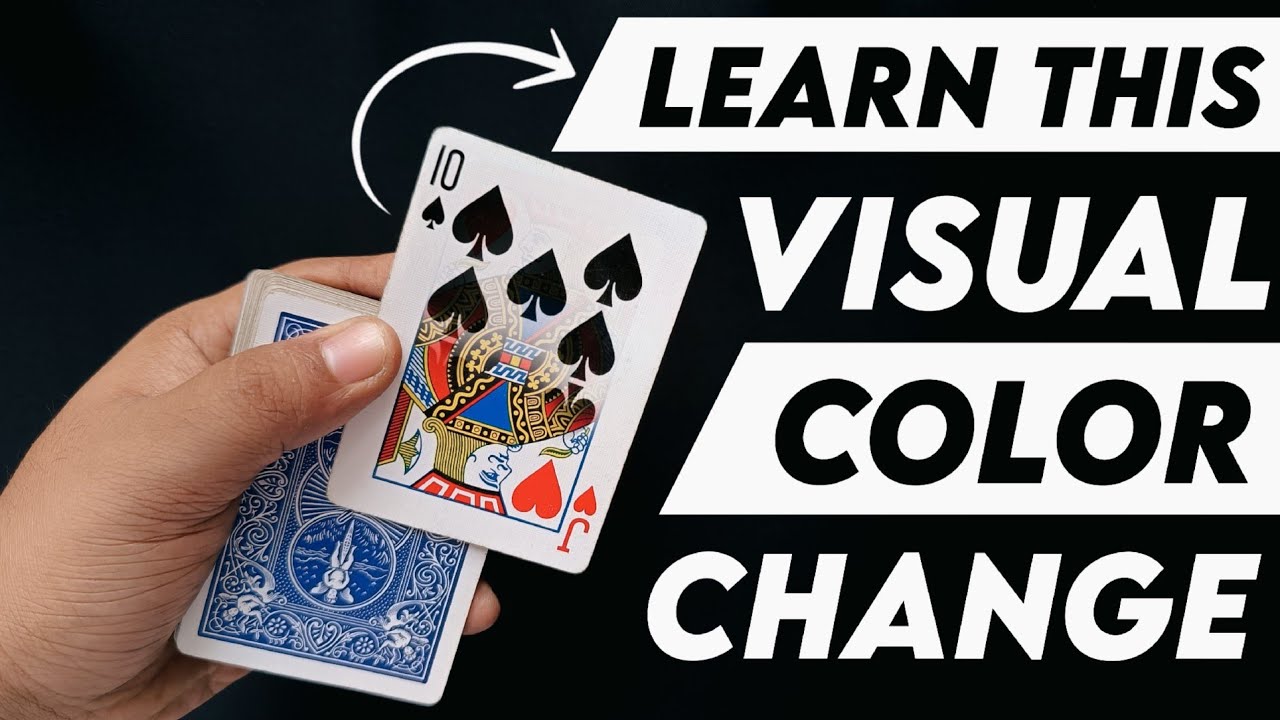 LEARN THIS INSTANT & VISUAL CARD COLOR CHANGE | Bottom Palm/Steal ...