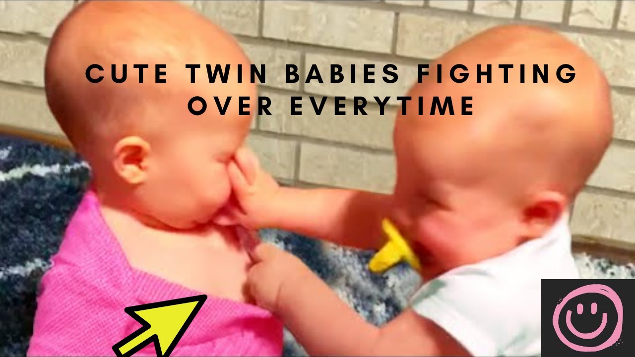 Cute Twin Babies Fighting Over Everytime| Whats Your Opinion - YouTube