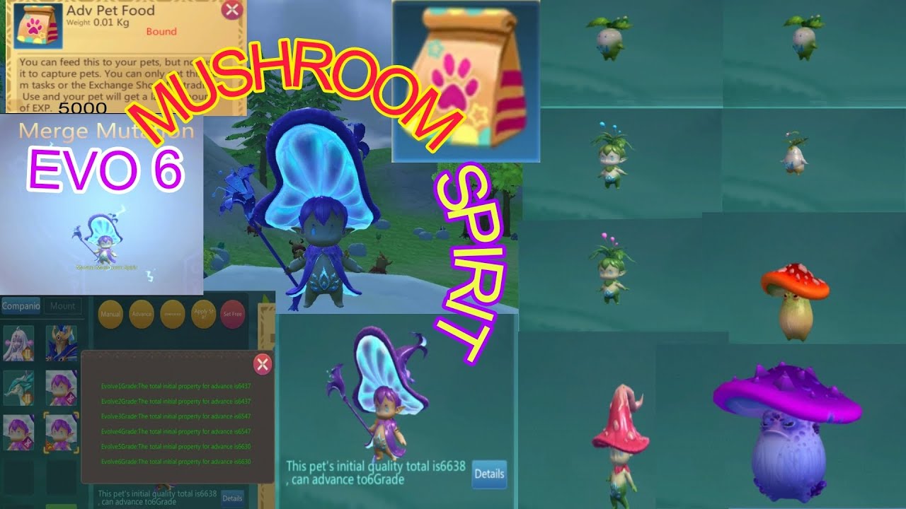 #utopia origin MUSHROOM SPIRIT EVO 6 and HOW ADV NEEDS - YouTube