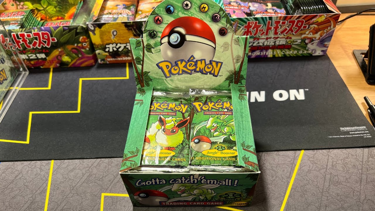 GIVING AWAY 1ST EDITION JUNGLE PACK! - ONLINE CARD STORE! - YouTube