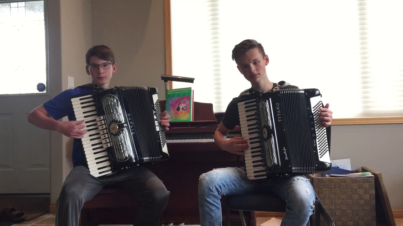 Just because polka accordion - YouTube