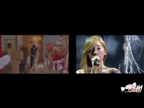 Kim Taeyeon and Lea Michele duet - O' Holy Night Mix - YouTube