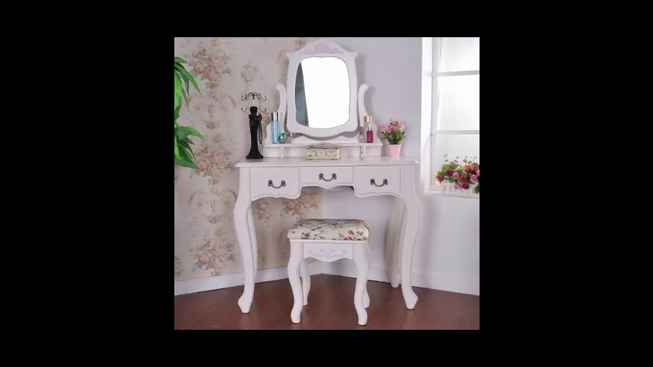 8 Unique Corner Makeup Vanity Table Ideas for Your Home - YouTube