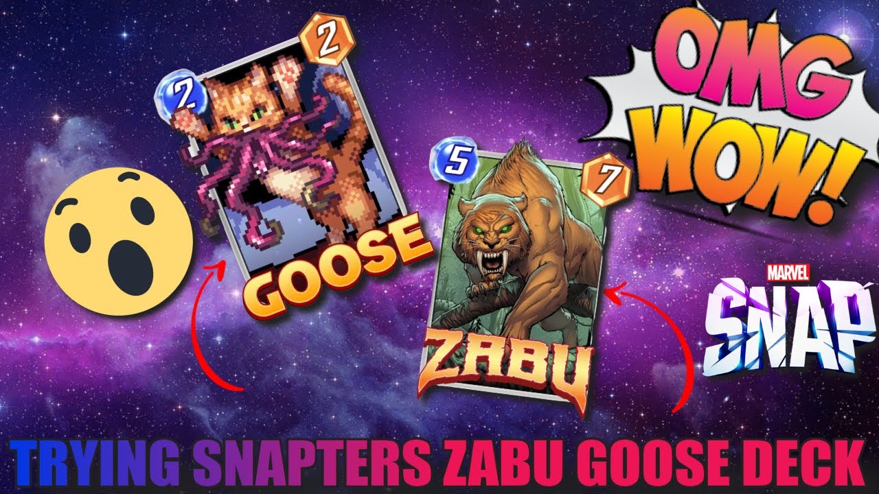 Marvel Snap Snapters Zabu Goose Deck Is Fire 🔥 - YouTube