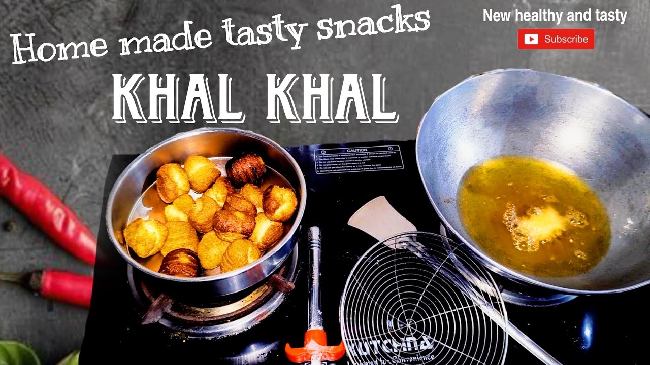 Home made tasty snacks | KHAL KHAL | A very tasty snacks #cooking# ...
