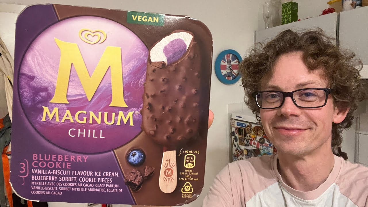 Magnum Chill Blueberry Cookie im Test und es ist sogar vegan! - YouTube