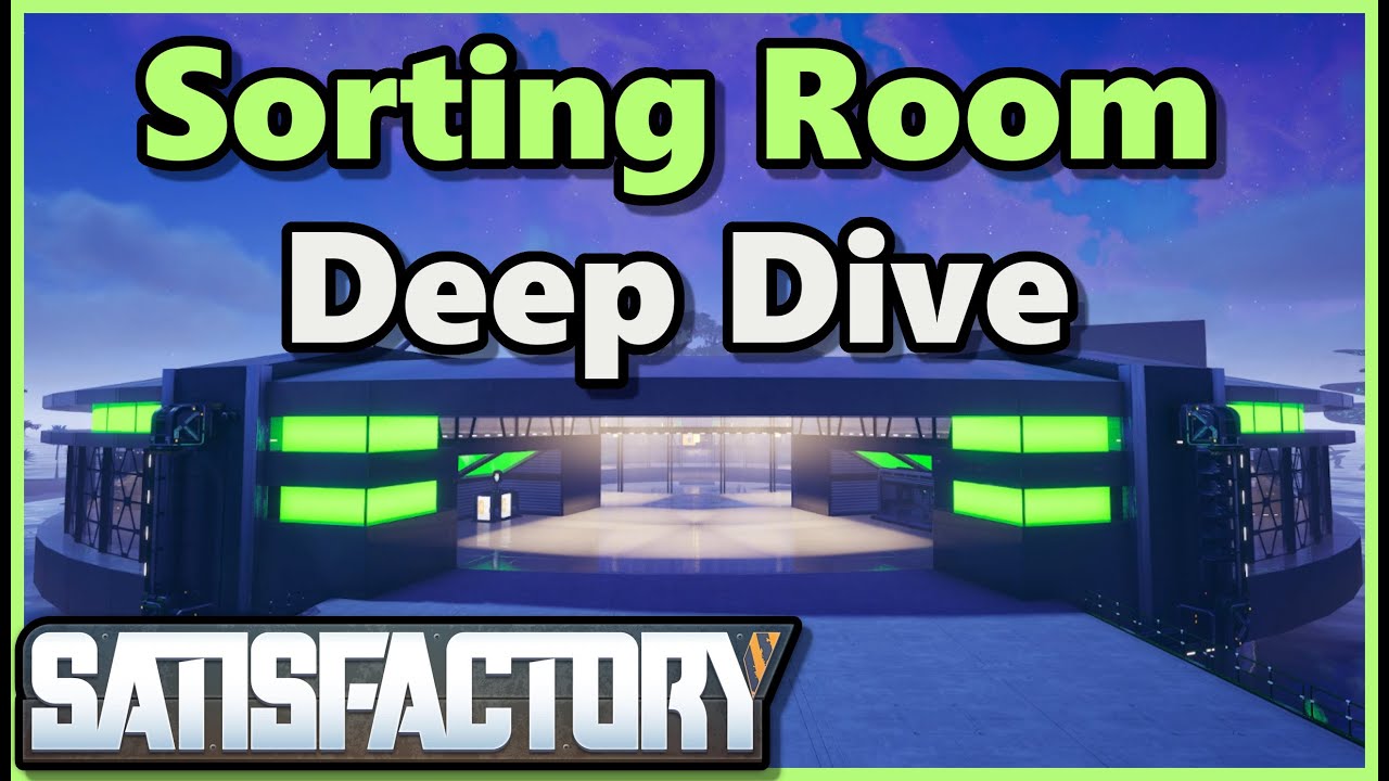 Easily Sort All Your Trash: The Multipurpose Room | Satisfactory Tours ...