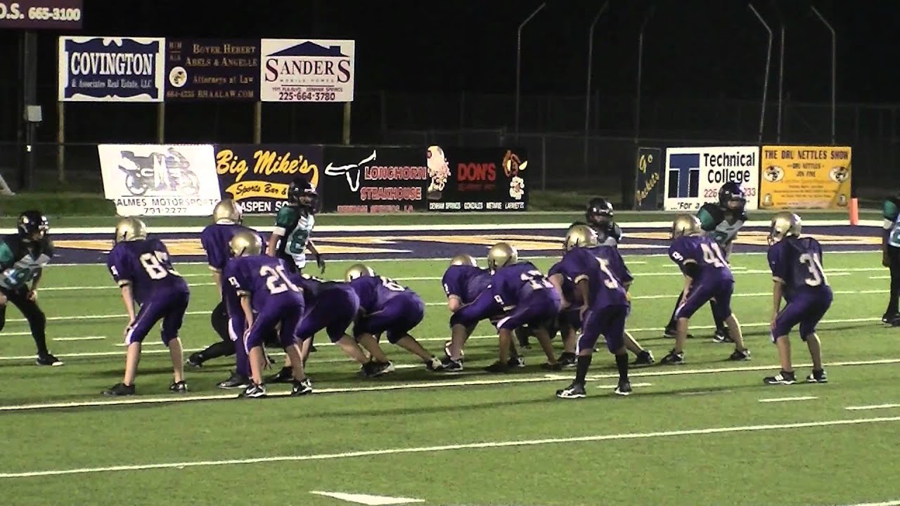 09.30.11 DSJH vs Juban Park - Hunter #17 runs a bootleg for a TD - YouTube