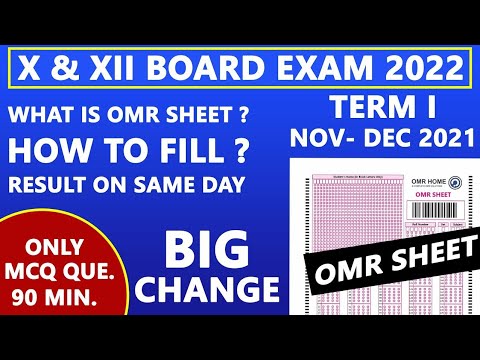 Big Update🚨 | CBSE Announcement | OMR sheet filling | OMR sample ...