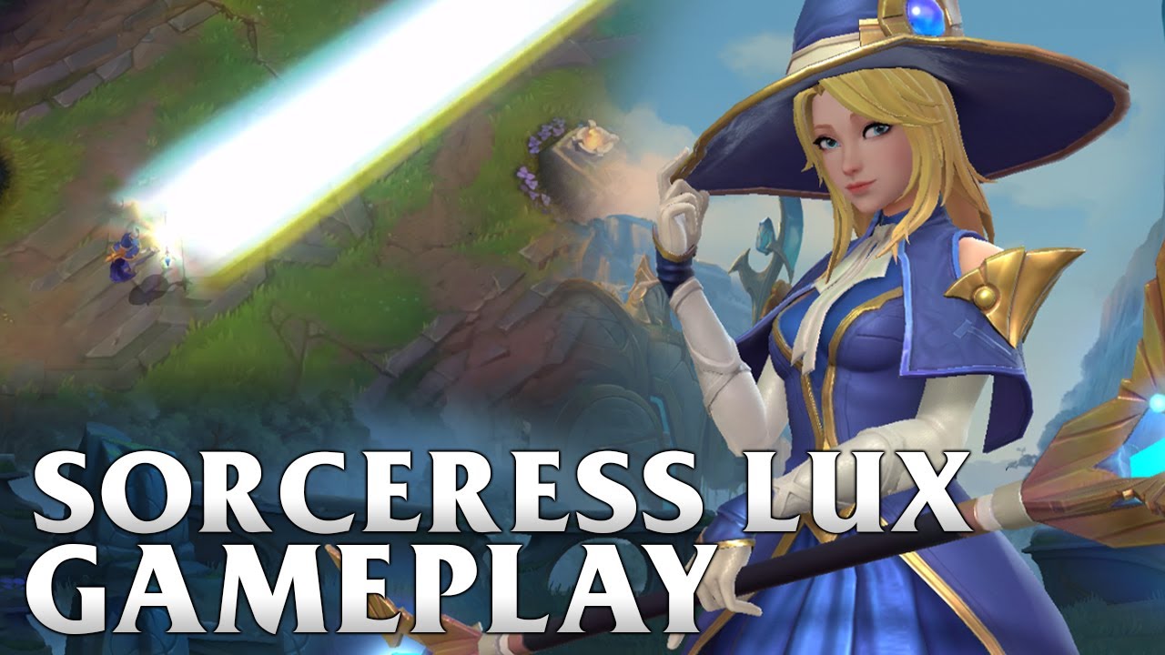 Sorceress Lux Gameplay - WILD RIFT - YouTube