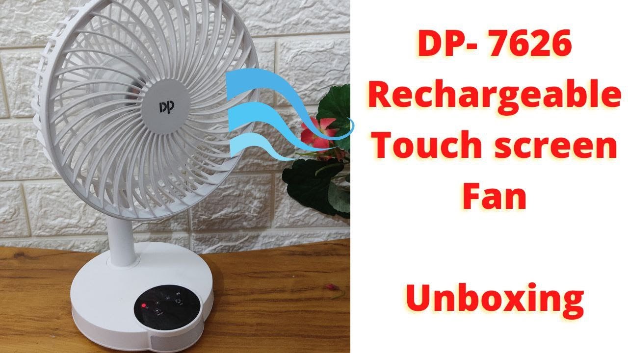 The Future of Fans: DP-7626 Touch Screen Fan Unboxing - YouTube