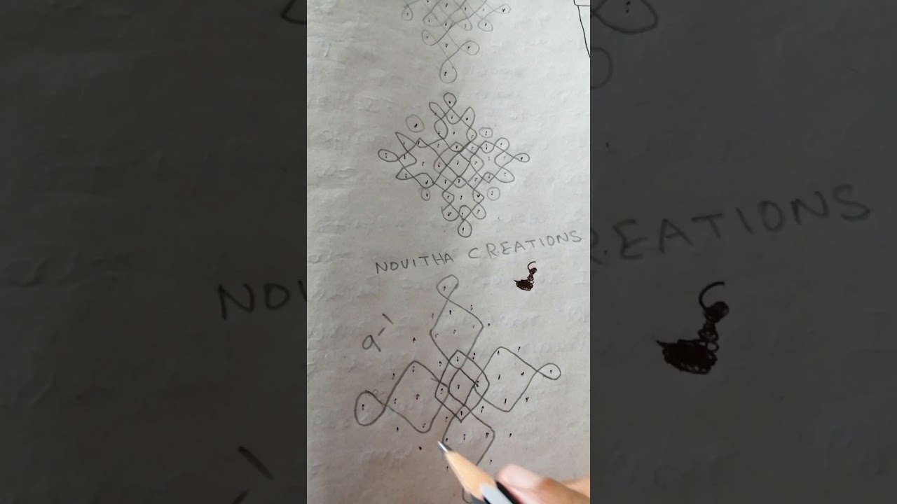 Traditional rangoli - YouTube