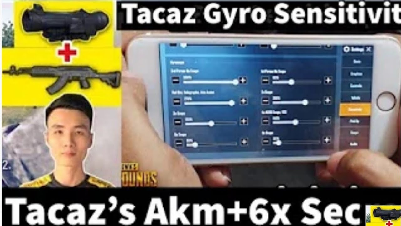 tacaz sensitivity & claw control settings l tacaz akm/beryl +6x recoil ...
