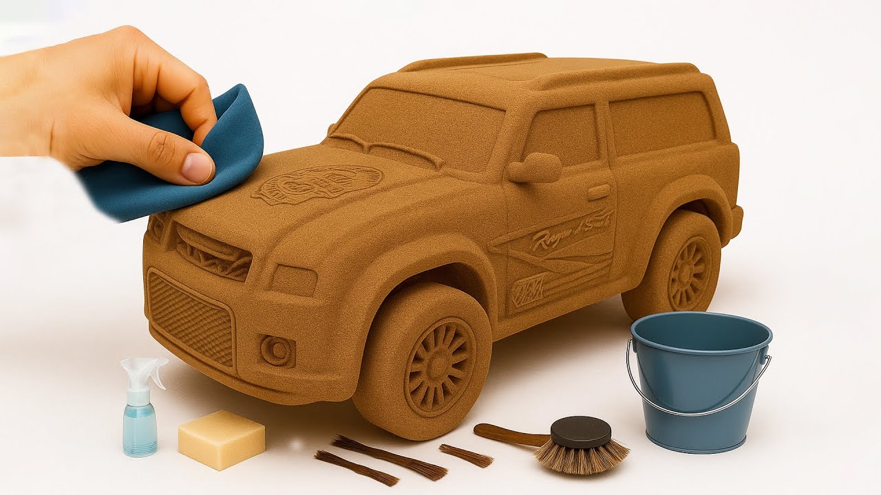 Super Realistic Cleaning of a 1:24 Scale ROLLS-ROYCE Spectre After a ...