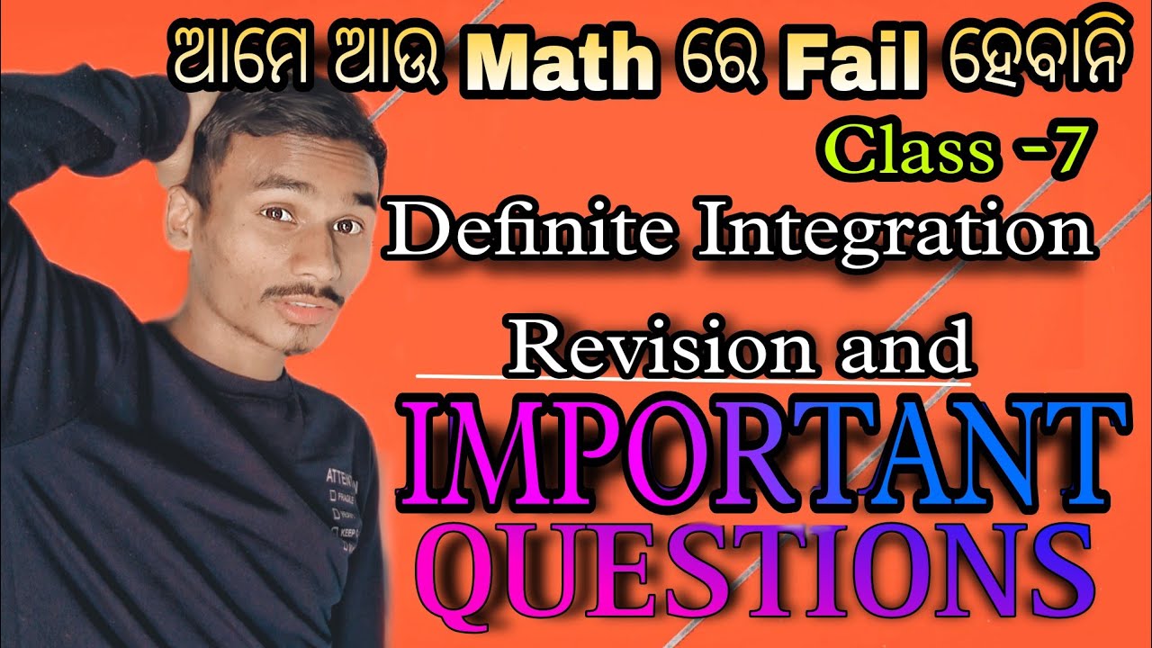 Definite Integration Revision and important long Questions for board ...