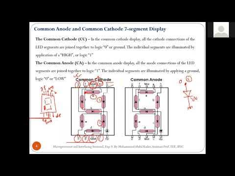Interfacing Microcontroller with 7-segment Display (Exp-9, Part-1 ...