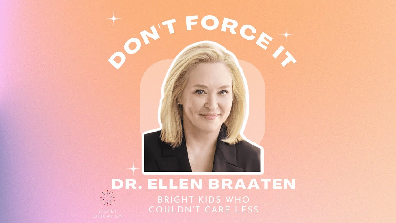 Ellen Braaten: Bright Kids Who Couldn’t Care Less - YouTube