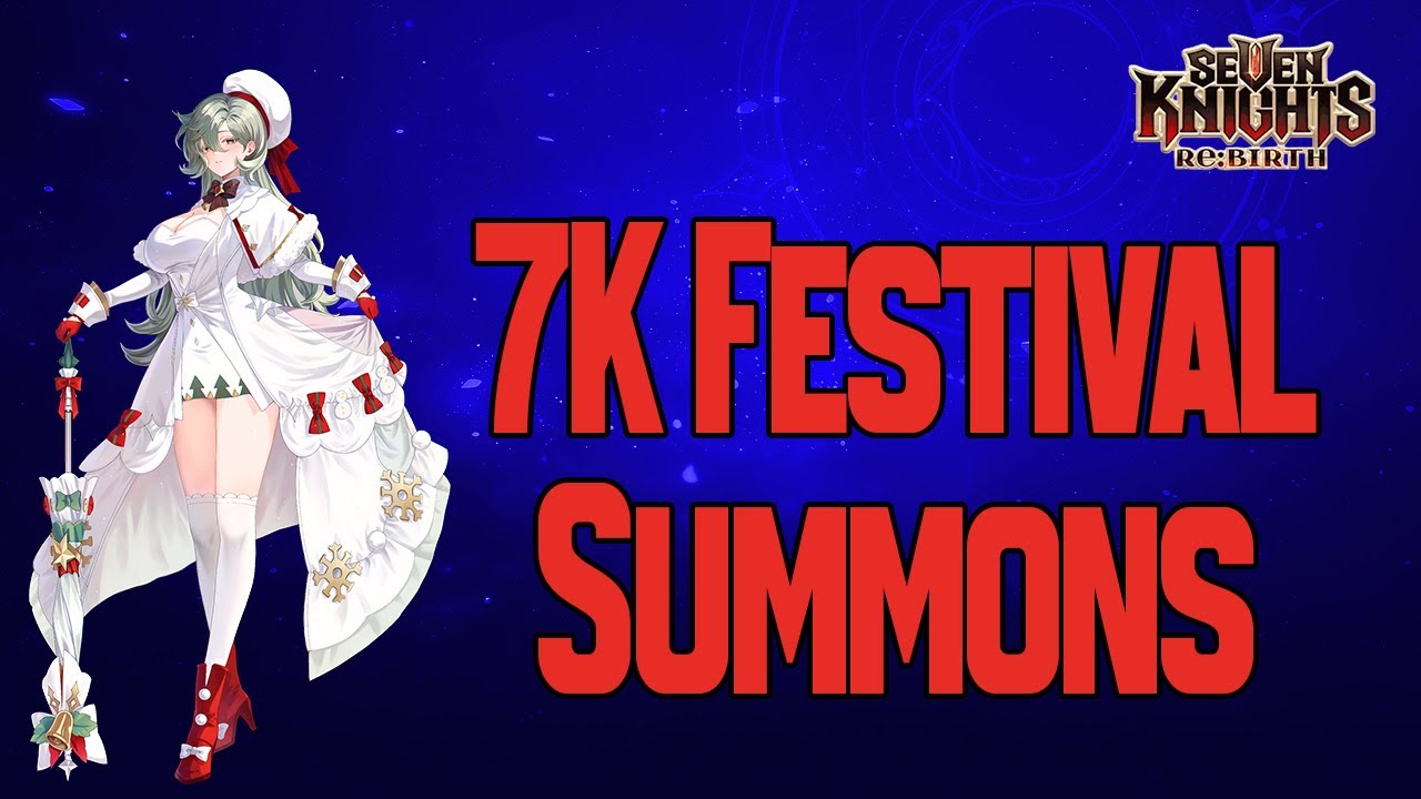 Main Account 7K Festival Summons | Seven Knights Rebirth - YouTube