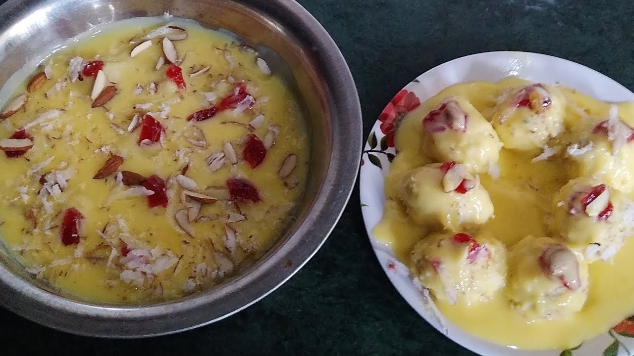 a unique mouth watering custard balls recipe #food #viral - YouTube