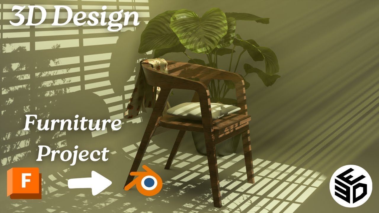 3D Design: Furniture project - YouTube