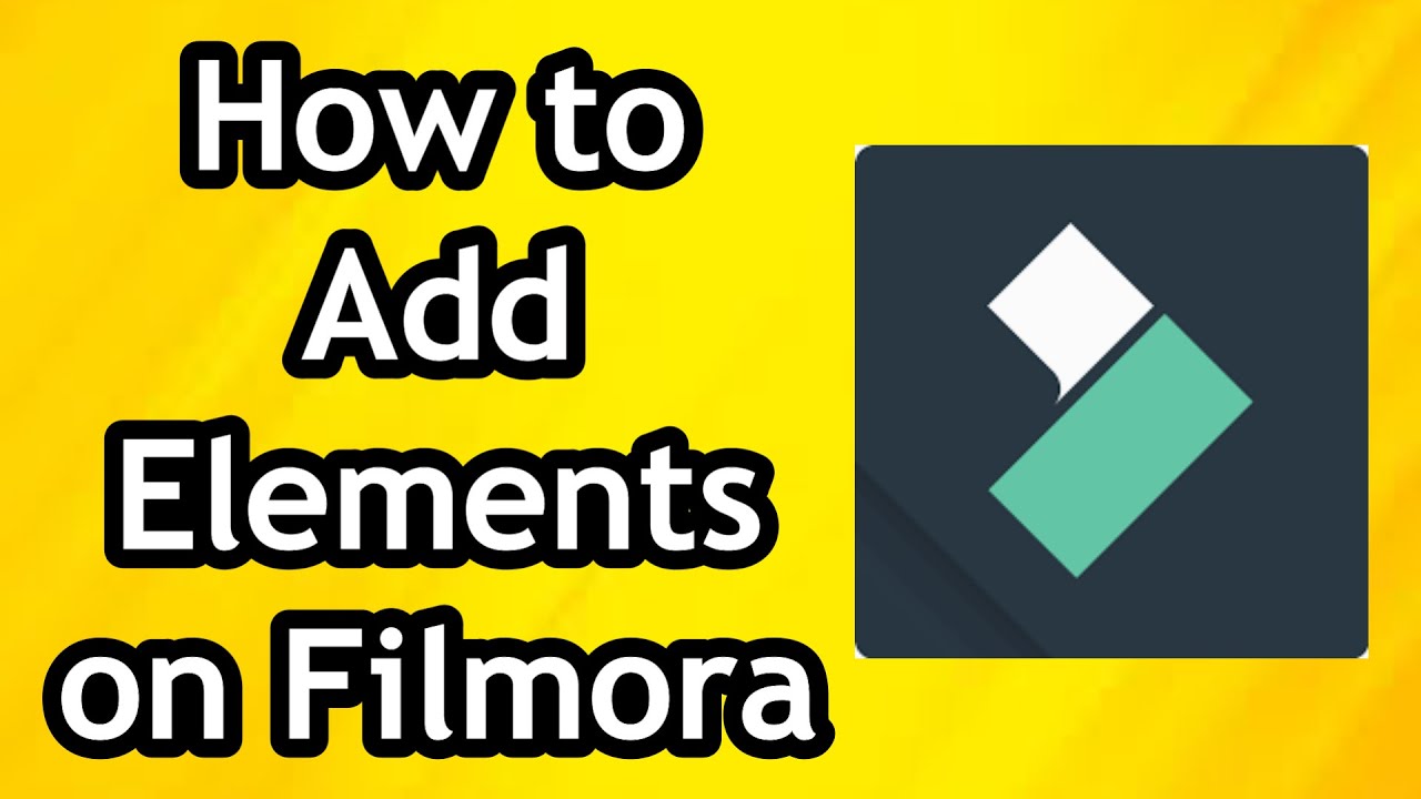 How to Add Elements on Filmora - Full Tutorial - YouTube