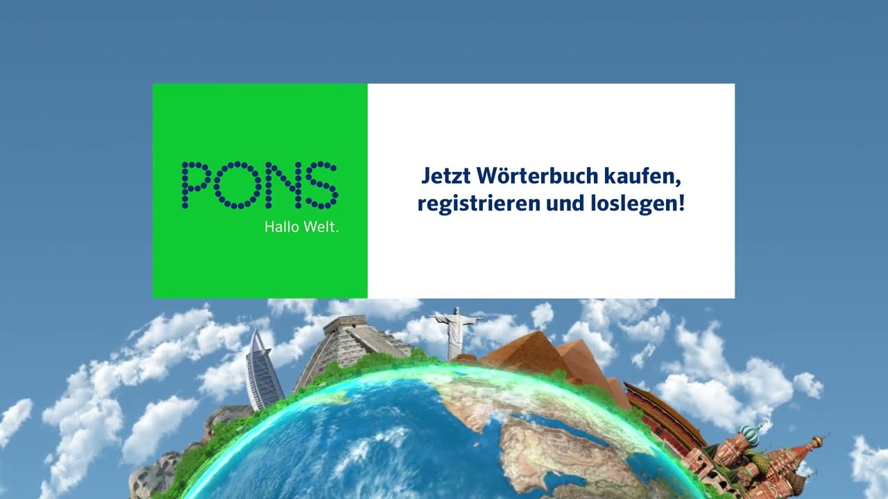 PONS Online-Wörterbuch | Sprachen kostenlos übersetzen - YouTube