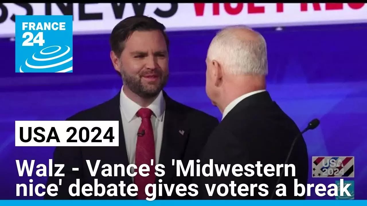 Walz and Vance's 'Midwestern nice' debate gives US voters a break ...