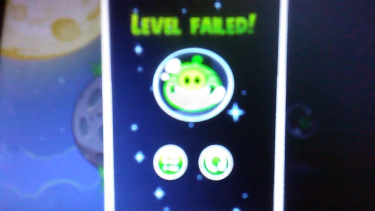 Level Failed! (Angry Birds Space Version) - YouTube