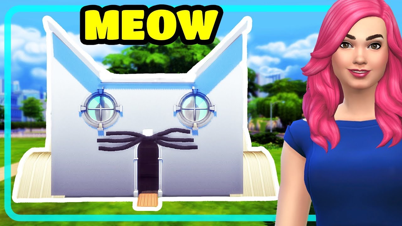 Sims 4 Crazy Tiny Cat House Speed Build - Voiceover Collab with ...