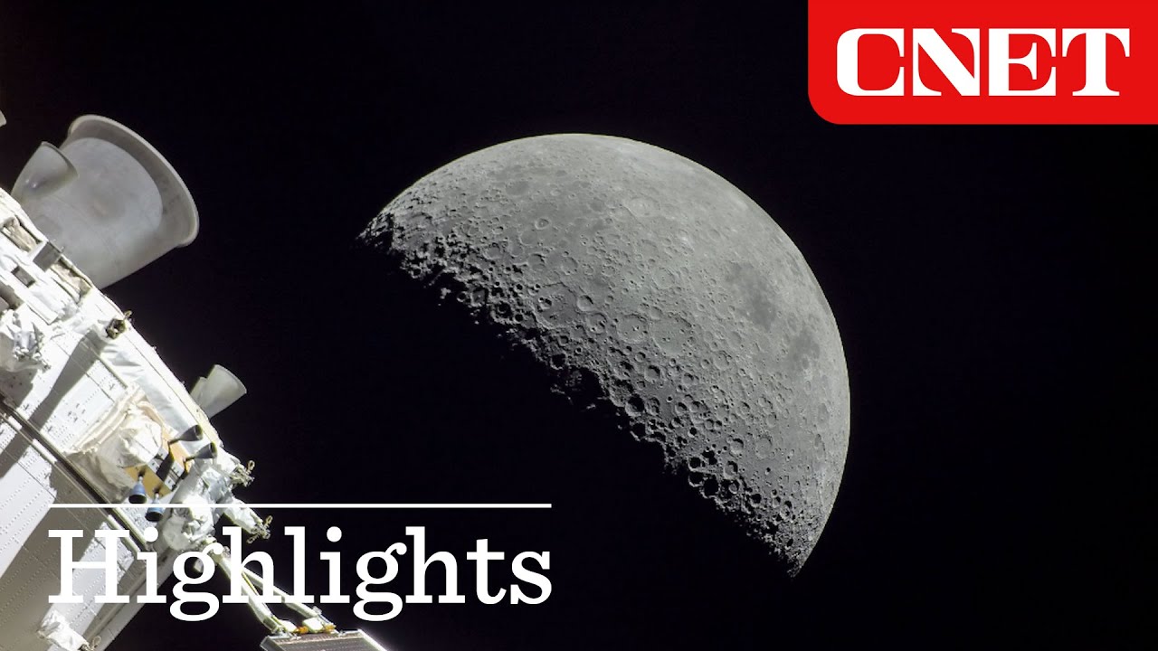 NASA's Orion Reveals Stunning High-Resolution Images of the Moon - YouTube