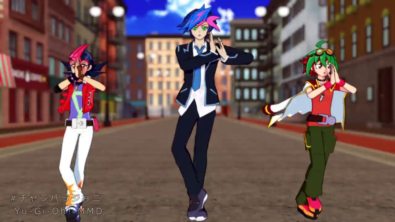 (MMD) yugioh The protagonist is Chambers Johnny (A5DXAL) - YouTube