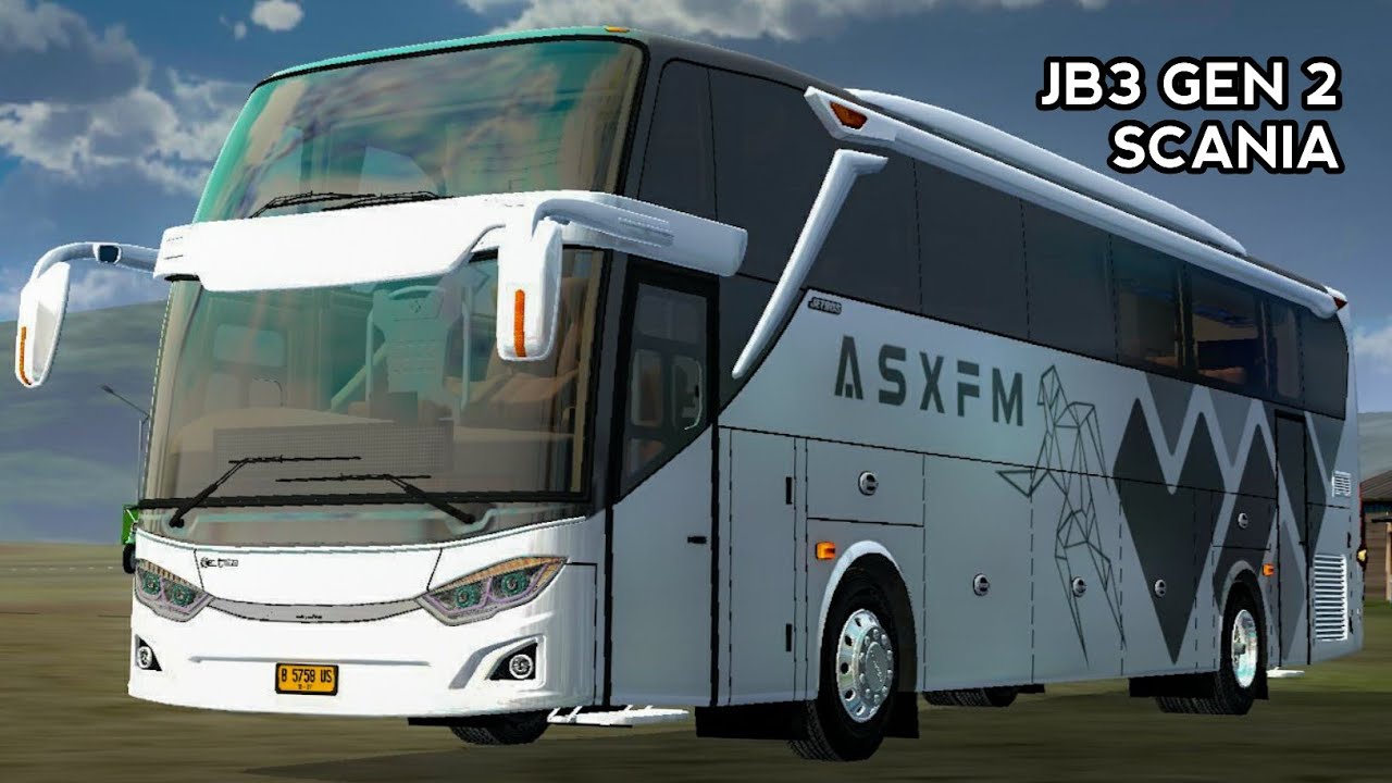 JETBUS 3 SHD GEN 2 SCANIA K360 AS X FM MOD BUSSID TERBARU - YouTube