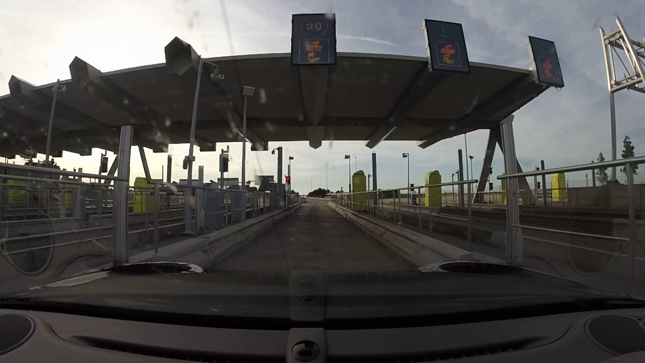 French toll booth with T tag - YouTube
